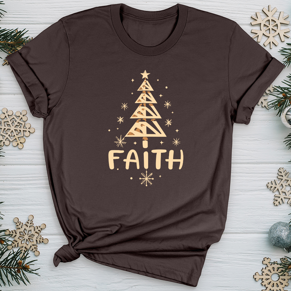 Faith Christmas Tree Softstyle Tee – Christian Lifestyle Collections